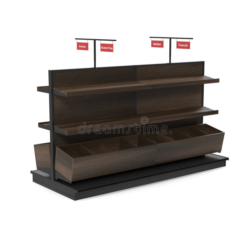 Empty Bakery Shelf Display Stock Illustrations – 179 Empty Bakery Shelf ...