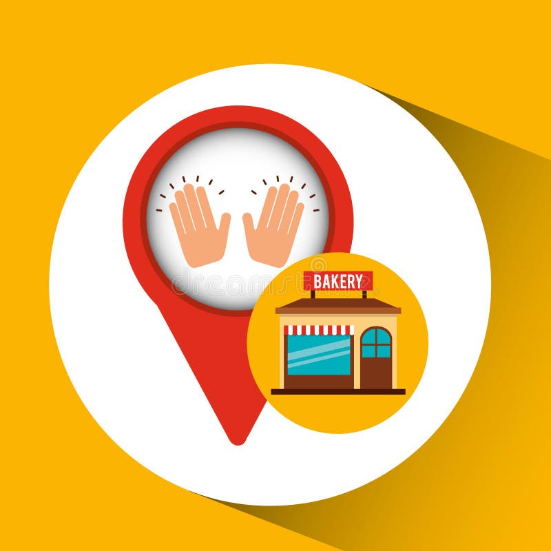 Bakery store cooker hands stock vector. Illustration of artwork - 81661556