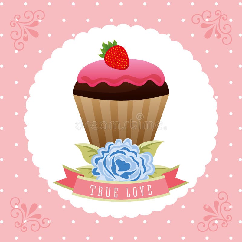 Bakery sweet design stock illustration. Illustration of dessert - 49809341