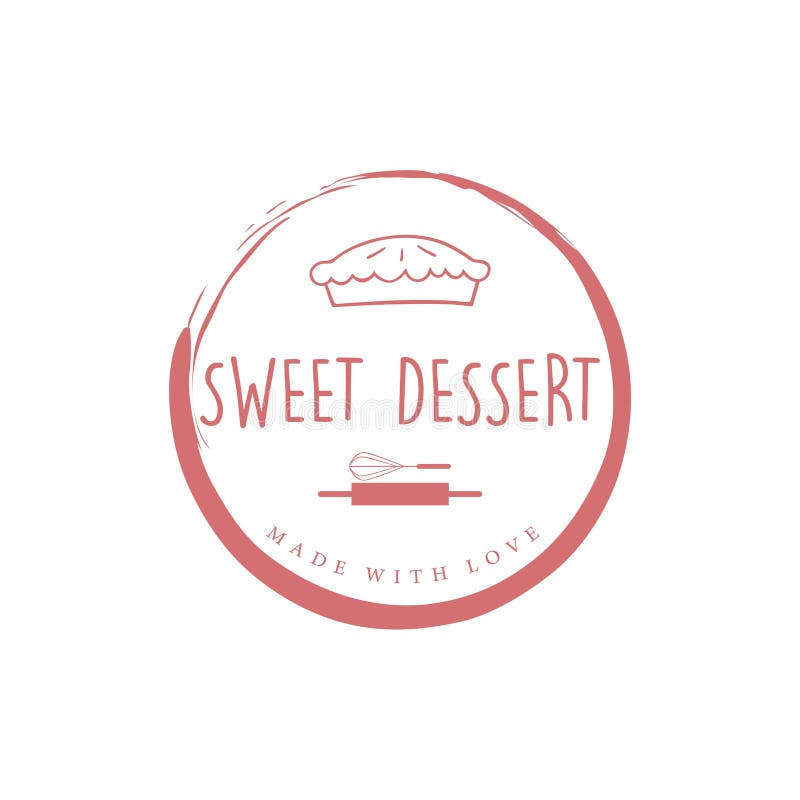 Sweet Bakery and Dessert Logo, Sign, Emblem, Flat Vector DesignBakery ...