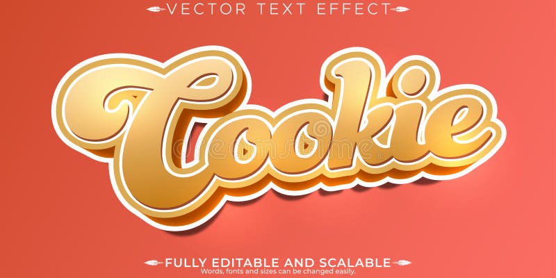 Bakery Text Effect, Editable Baked Goods and Delicious Customizable ...