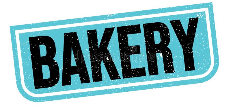 BAKERY Text Written on Blue-black Stamp Sign Stock Illustration ...