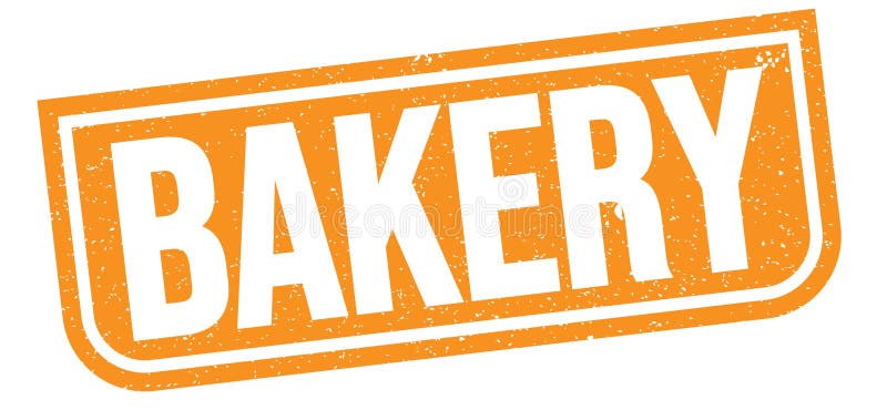 BAKERY Text on Red Round Stamp Sign Stock Illustration - Illustration ...