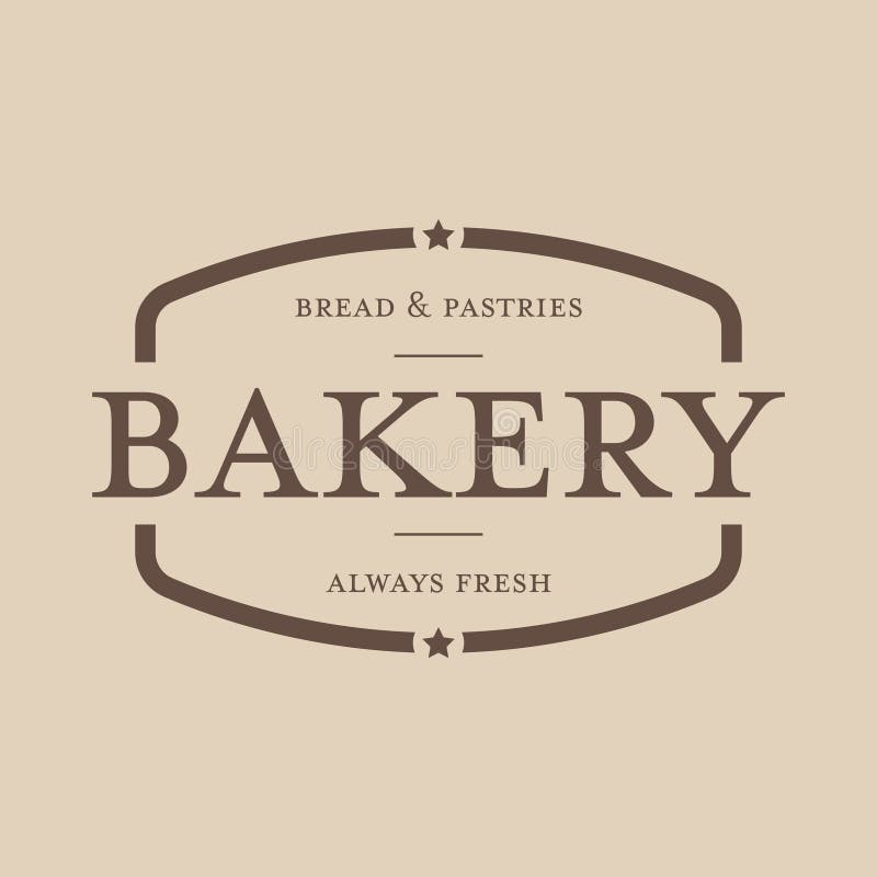 Bakery sign stock vector. Illustration of decoration - 16260834