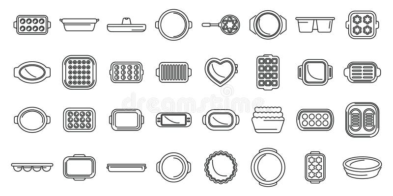 Bakeware Icons Stock Illustrations – 204 Bakeware Icons Stock Illustrations, Vectors & Clipart ...