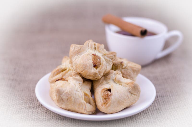 Baking with Apples and a Cup of Tea Stock Photo - Image of aroma ...