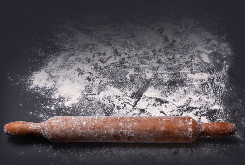 Baking Background on the Table Stock Image - Image of baking, dough ...