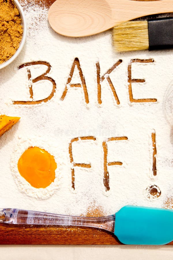 Baking - Bake Off stock image. Image of wooden, shell - 90578803