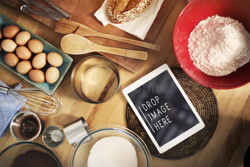 Baking Bakery Preparation Gourmet Recipe Concept Stock Photo - Image of ...