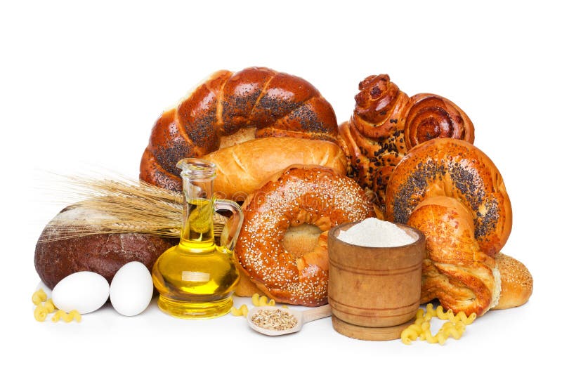 Baking bread ingredients stock image. Image of gourmet - 23882143