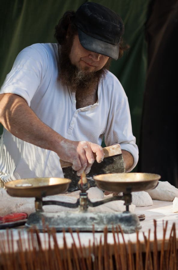 Baking bread stock image. Image of person, bread, baking - 62417513