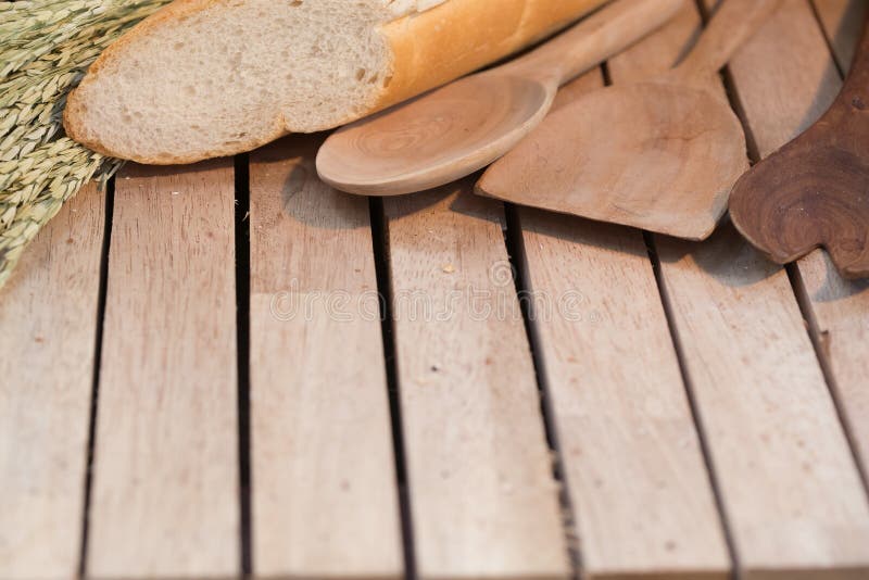 Baking Bread in Rural Kitchen Stock Image - Image of meal, cooking ...