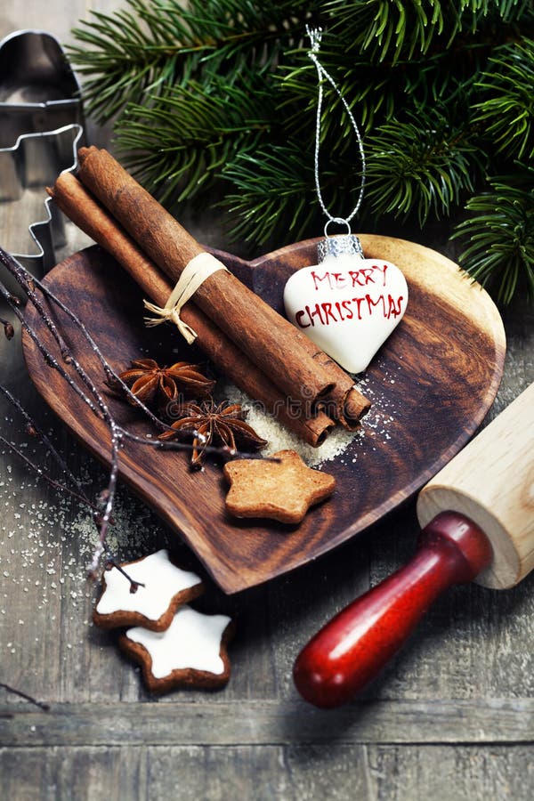 Baking Christmas cookies stock photo. Image of closeup - 44095922