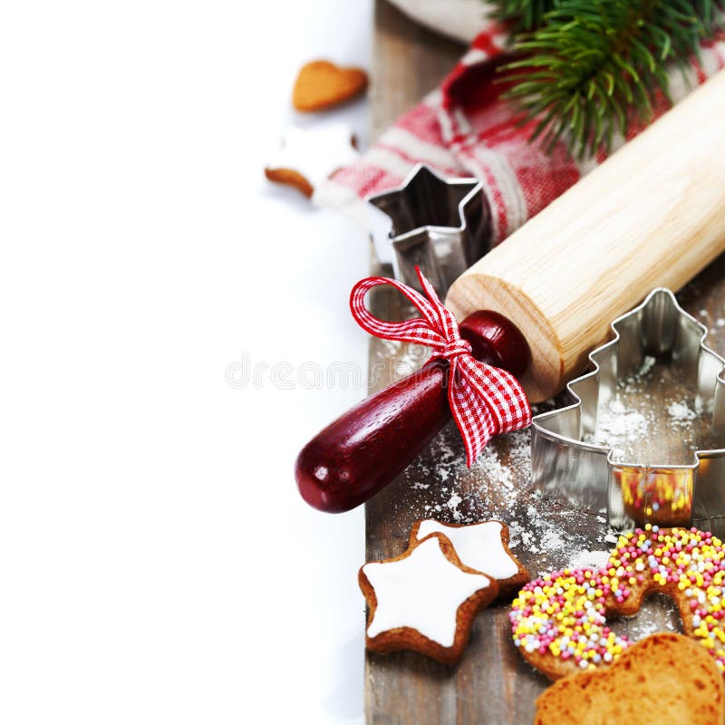 Baking Christmas cookies stock image. Image of christmas - 47277981