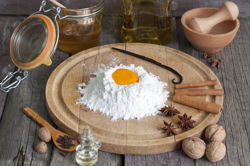 Baking and components stock image. Image of bean, gourmet - 26787433