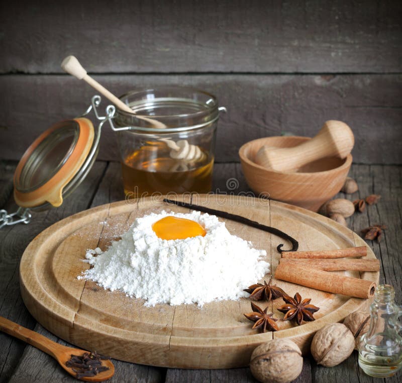 Baking and components stock image. Image of anise, decoration - 26787473