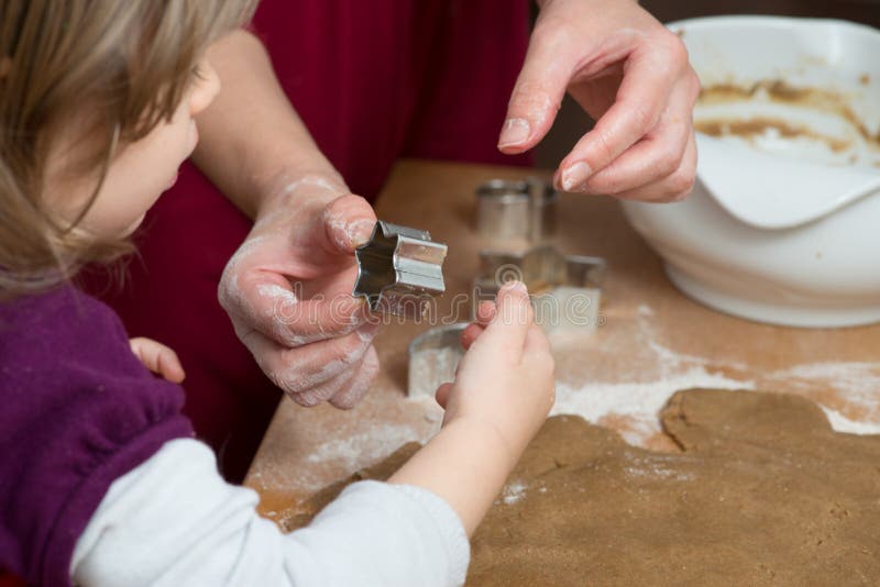 Baking Cookies stock photo. Image of hand, homespun, biscuit - 28095986