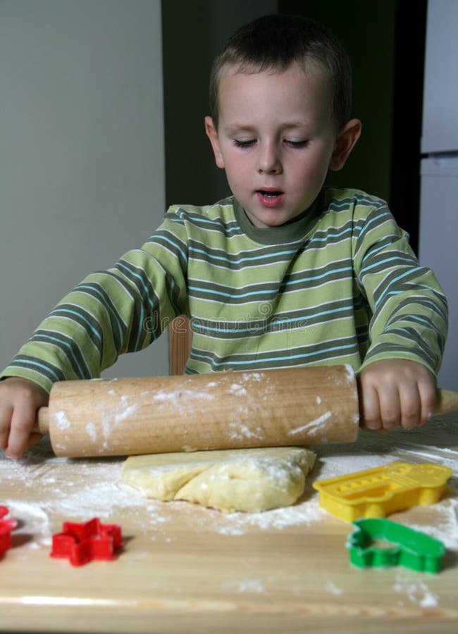 Child Making a Mess Baking with Mom Stock Image - Image of mommy, mess ...