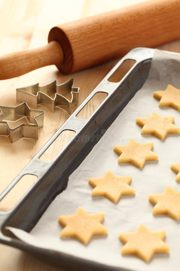 Baking cookies stock image. Image of closeup, food, tray - 32354197