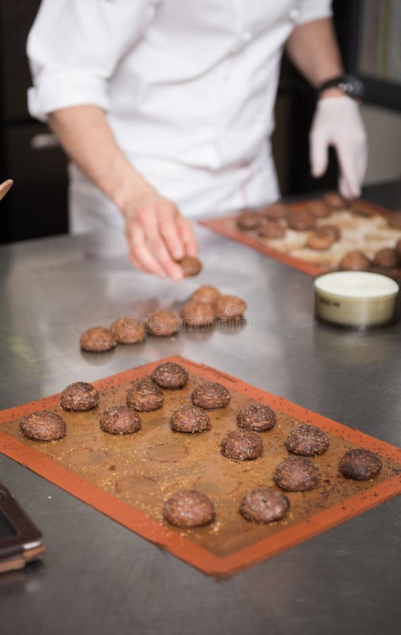 Baking and Cooking Chocolate and Sweet Deserts Stock Image - Image of ...