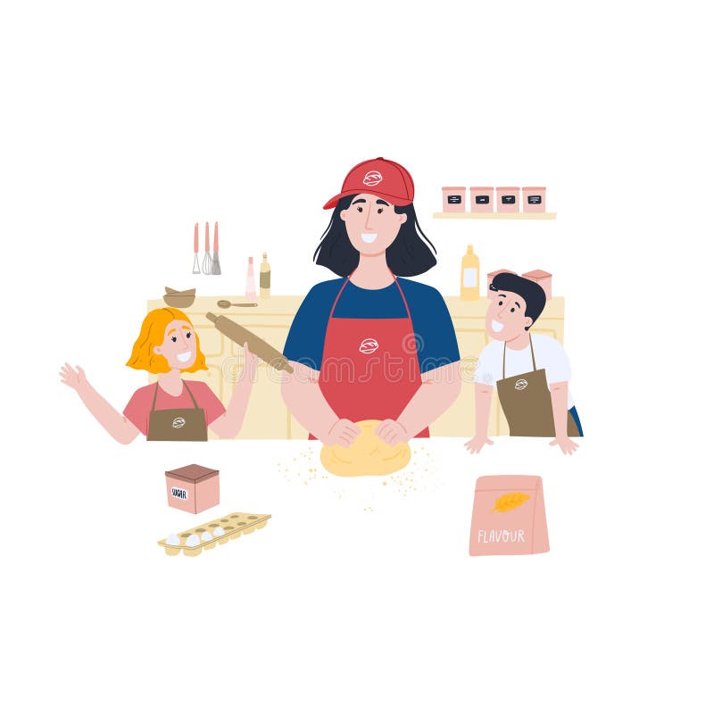 Baking Classes Stock Illustrations – 255 Baking Classes Stock ...