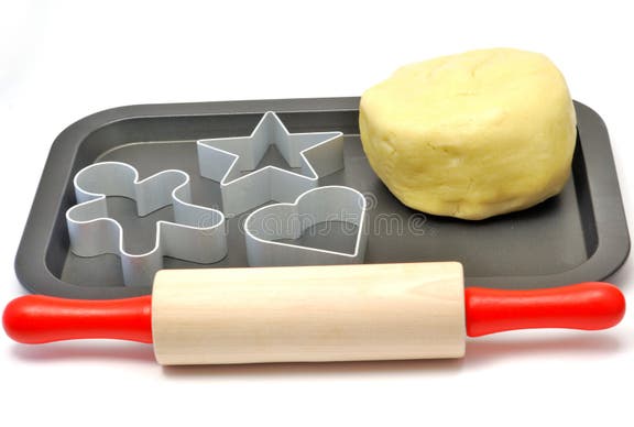 Baking Cups, Rolling Pin and Pastry Stock Photo - Image of cooking ...