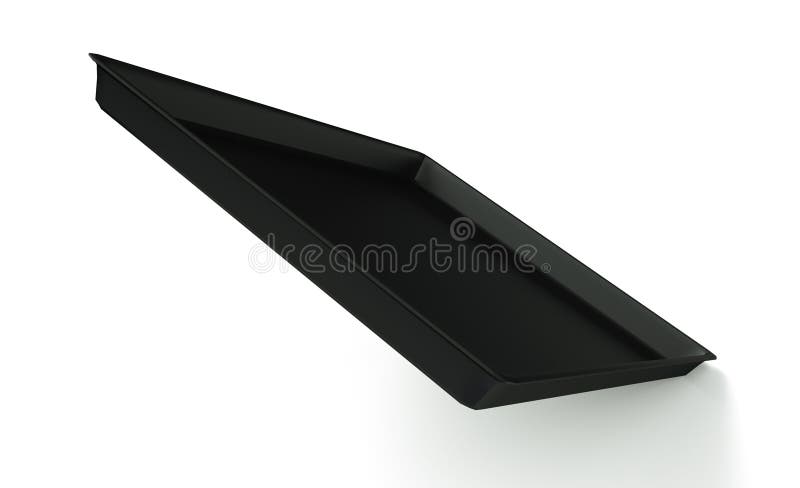 Baking Dish, Rectangle Oven Tray, Sheet. Clean Black Oven Tray. Top ...