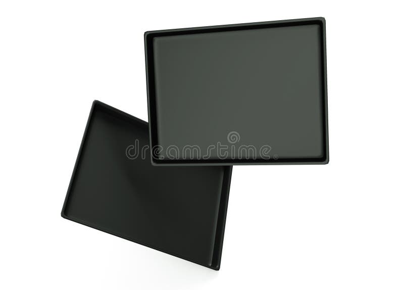 Baking Dish, Rectangle Oven Tray, Sheet. Clean Black Oven Tray. Top ...