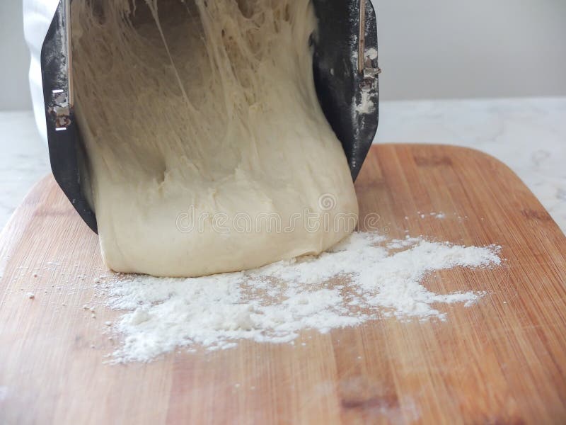 The Baking Dough is Laid Out on a Board Stock Photo - Image of easter ...
