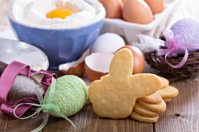 Baking for Easter stock image. Image of feather, celebration - 39091227
