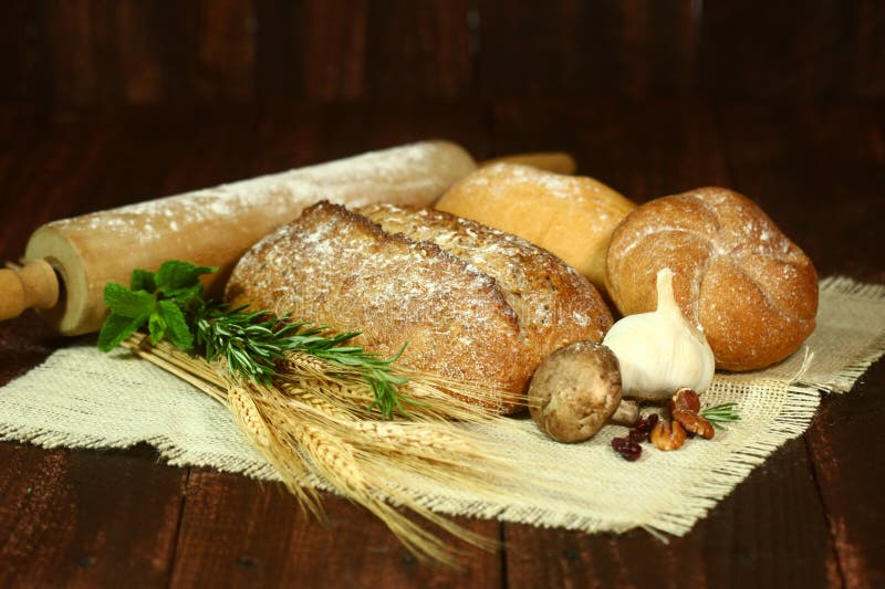 Baking Fresh Baked Bread stock image. Image of freshness - 33156155