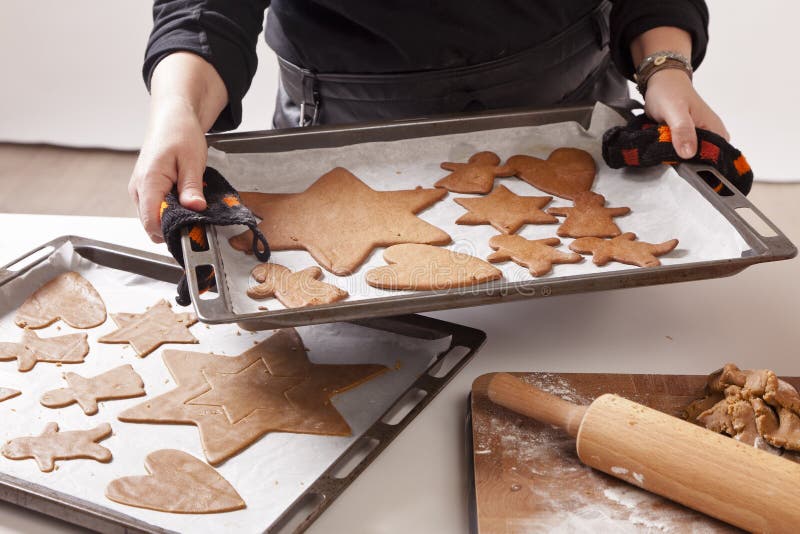 Baking ginger bread stock photo. Image of cinnamon, xmas - 22533322