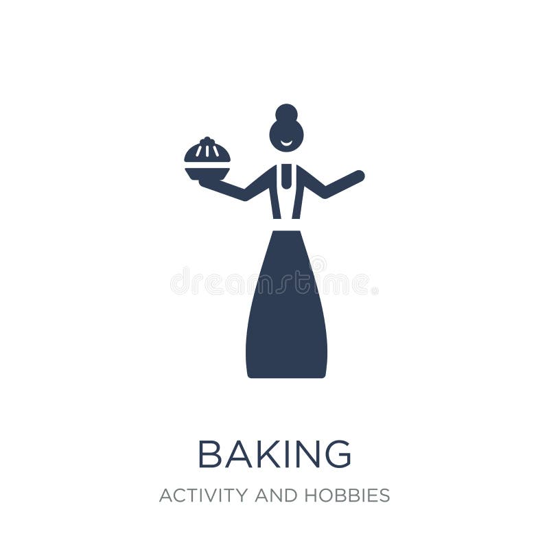 Baking Icon. Trendy Flat Vector Baking Icon on White Background Stock ...