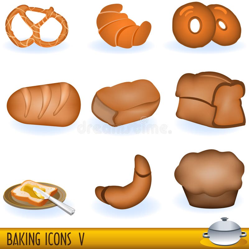 Baking icons stock vector. Illustration of equipment - 14667025