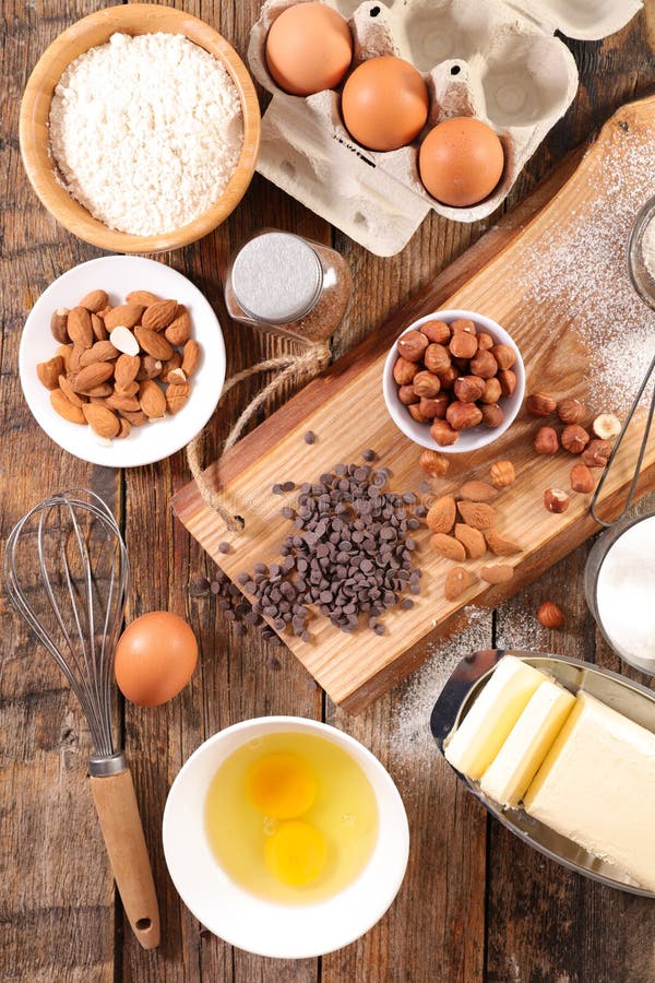 Baking ingredient for cake stock image. Image of cake - 192214843