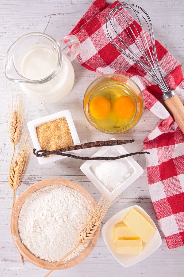 Baking ingredient stock image. Image of cook, table, cupcake - 65720855