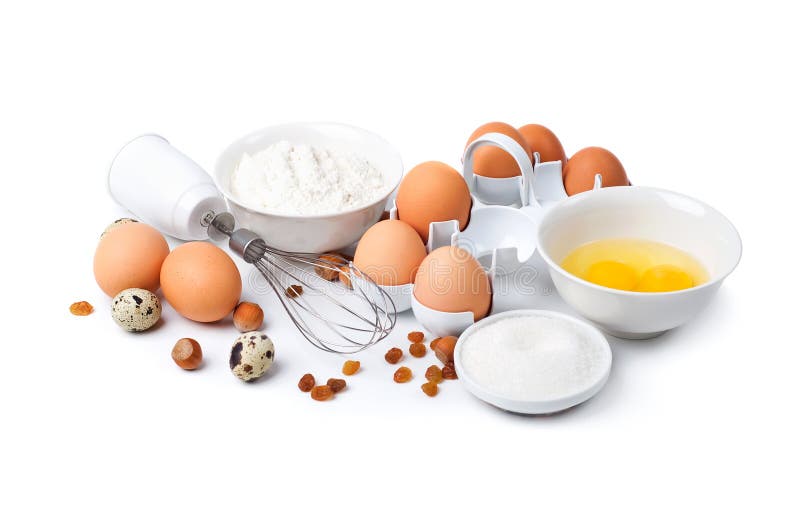 Baking ingredients stock image. Image of shell, cooking - 18228531