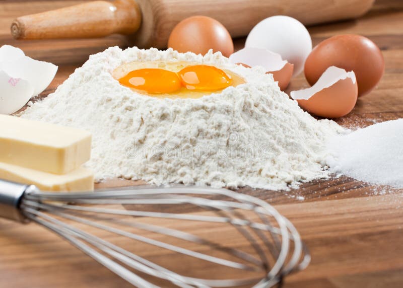 Baking ingredients stock image. Image of kitchen, baking - 68099501