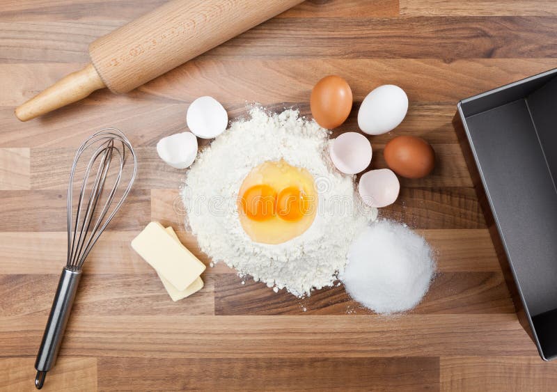 Baking ingredients stock photo. Image of pastry, time - 68483180