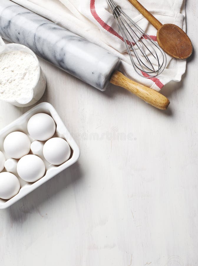 Baking Ingredients, Kitchen Items and Food for Baking. Kitchen Utensils ...