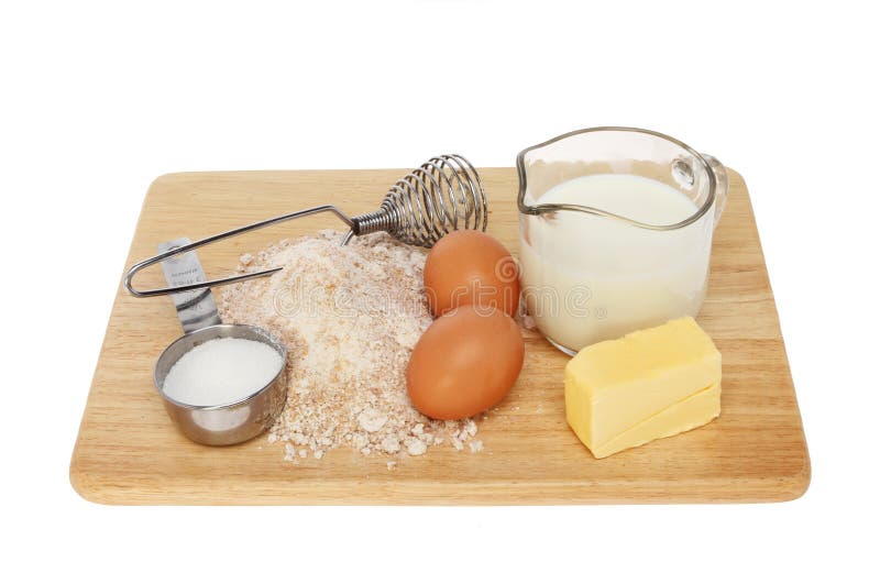 Baking mix stock photo. Image of wood, sugar, milk, butter - 28048582