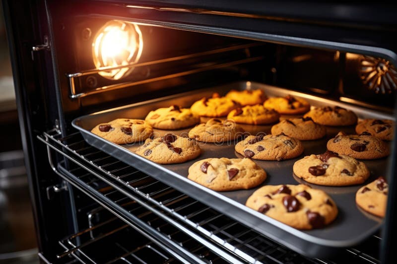 Baking Old Family Recipe Cookies in a Modern Oven Stock Photo - Image ...