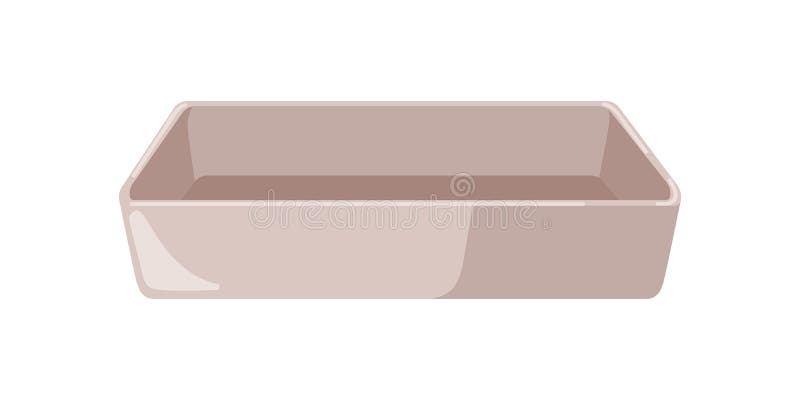 Baking Pan, Bakery Dish for Oven. Culinary Utensil, Metal Bakeware. Roasting Cooking Ware of ...