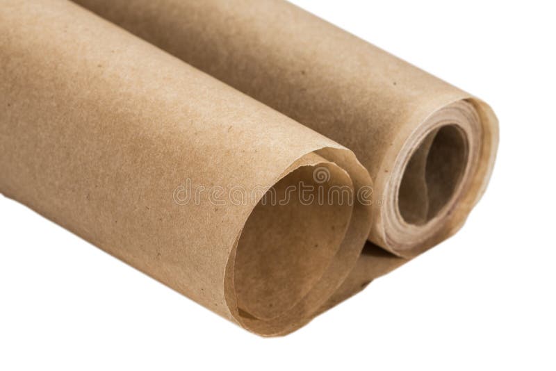 Baking Paper on a White Background Stock Image - Image of feeding ...