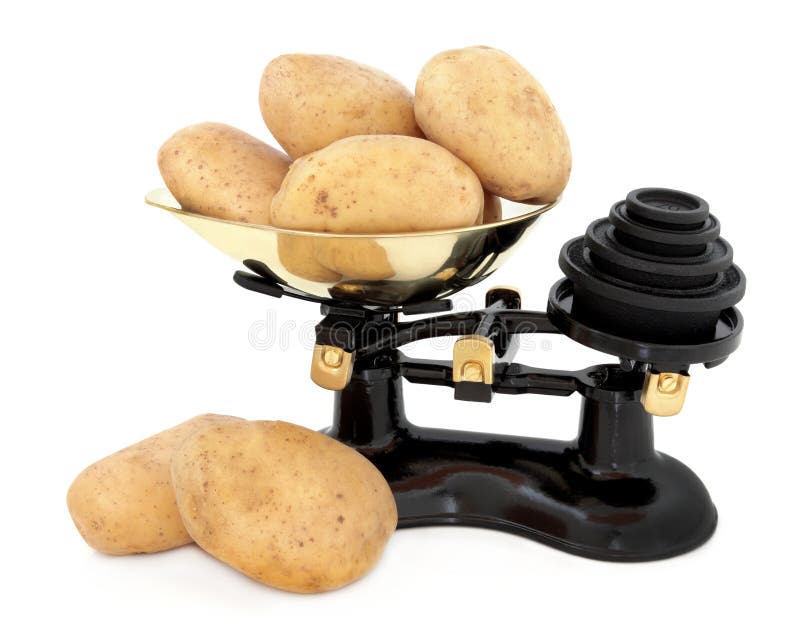 Baking Potatoes stock photo. Image of weight, measurement - 29922792