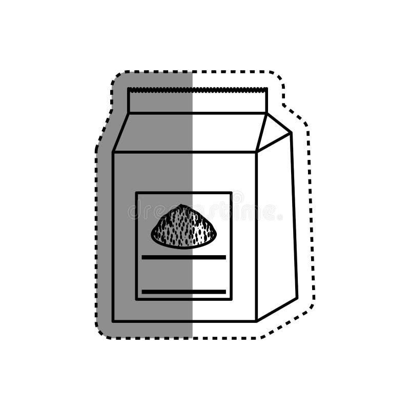 Baking powder bag stock illustration. Illustration of cereal - 84075628
