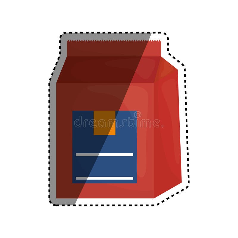Baking powder bag stock illustration. Illustration of bagged - 84077833