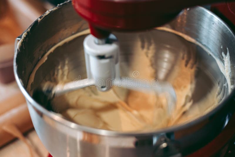 The Baking Process of Baking Pies and Cookies in the Kitchen Stock ...
