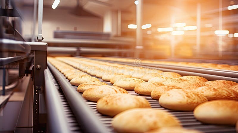 Baking Processing Food Processing Stock Illustration - Illustration of ...