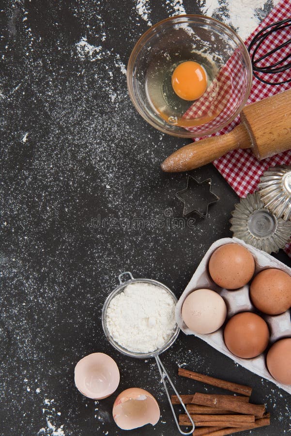 Baking Recipe Mockup Food Frame Stock Image - Image of culinary, bread ...